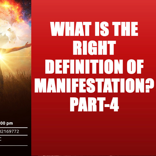 Stream Manifestation-9-What Is The Right Definition of Manifestation ...
