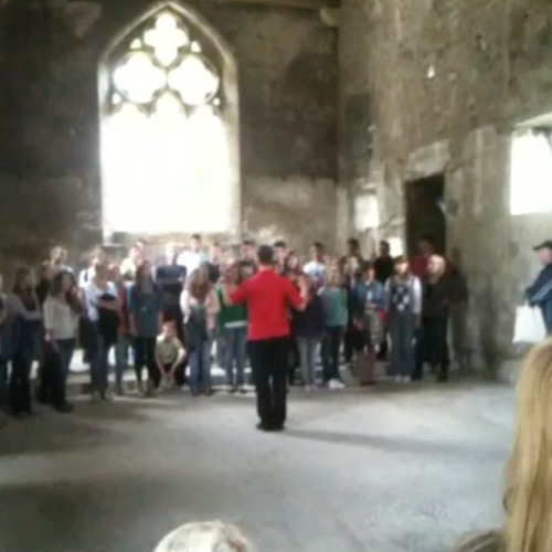 Stream Impromptu singing by a foreign group visiting Skipton Castle by ...