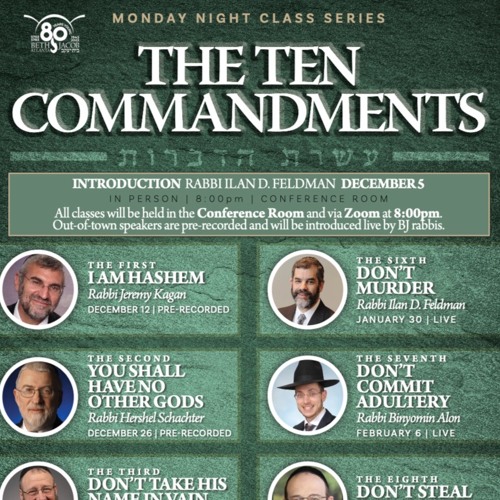 Stream The Ten Commandments #7 Don't Commit Adultery - Rabbi Binyomin ...