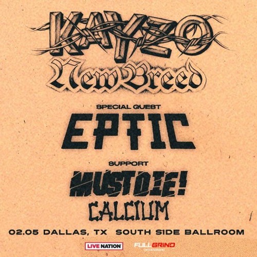 Stream Eptic - Kayzo tour Dallas by Tektronix | Listen online for free ...