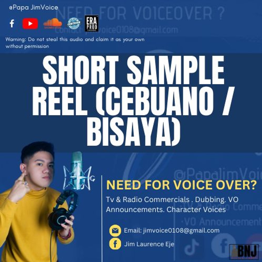 Stream BISAYA SHORT SAMPLE REEL 2024 by Boses Ni Jimboy | Listen online for free on SoundCloud