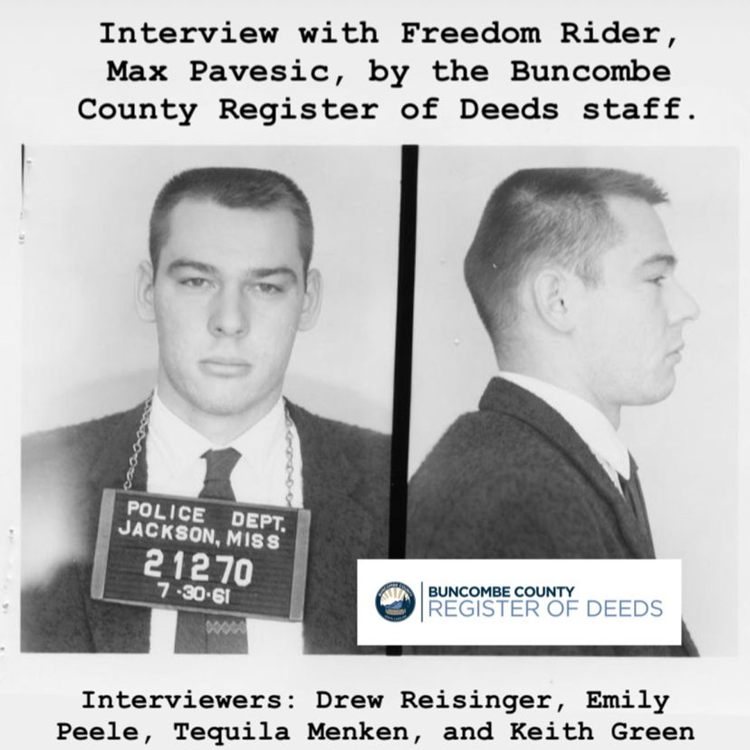 Stream Max Pavesic, Freedom Rider, Interviewed By Buncombe County ...