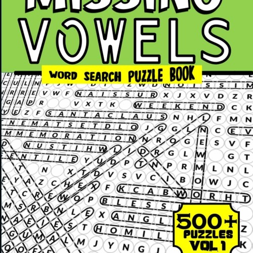 Stream Episode ⚡ Pdf ⚡ Missing Vowels Word Search Puzzle Book For