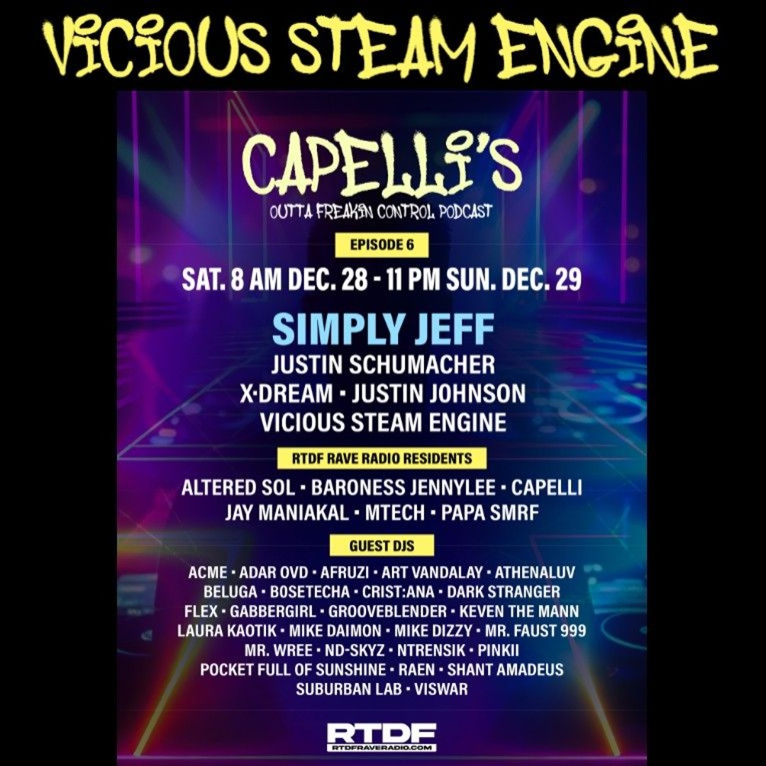 Stream VICIOUS STEAM ENGINE - Capelli's Outta Freak'in Control Podcast ...