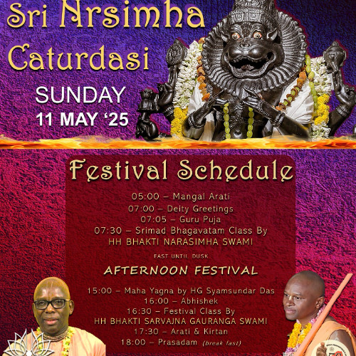 Stream ZA Kirtans 🇿🇦 | Listen to Nrsimha Caturdasi at ISKCON Sandton 11 ...