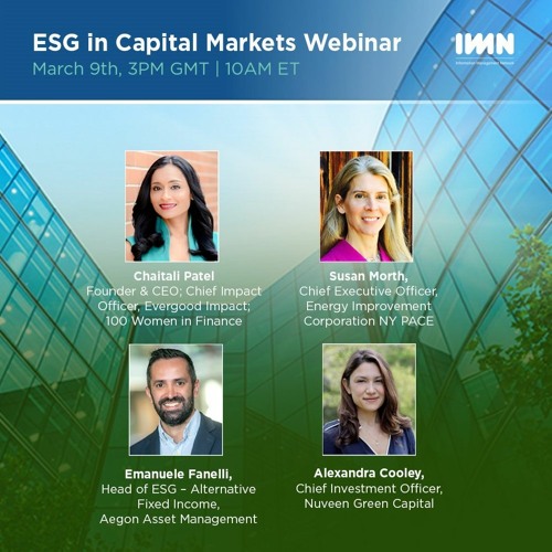 Stream ESG in Capital Markets Webinar by IMN's Spotlight Podcast ...