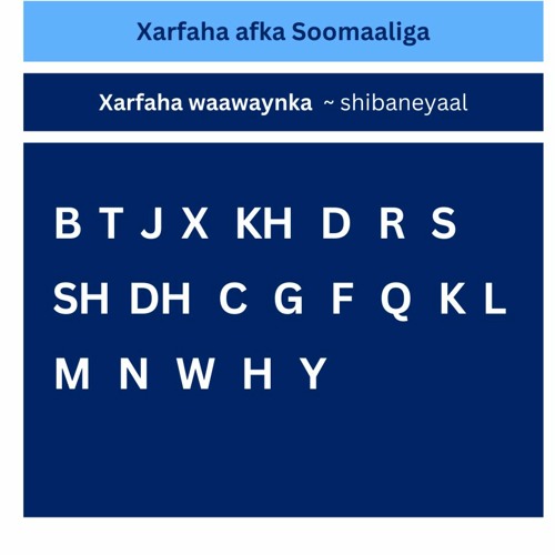 Stream Somali with Abzi | Listen to Learn Somali alphabets - 21 ...