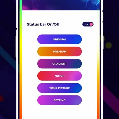 Stream Download Notification Bar Changer APK and Make Your Status Bar ...