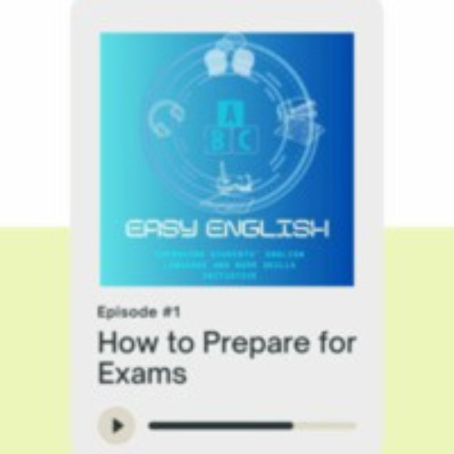 Stream First Episode: How to Prepare for Exams by Easy English Podcast ...