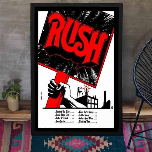Stream Rush 50th Anniversary 1974-2024 Poster by Hoolatee | Listen ...