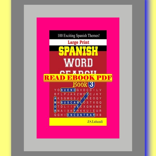 Spanish Word Search Print