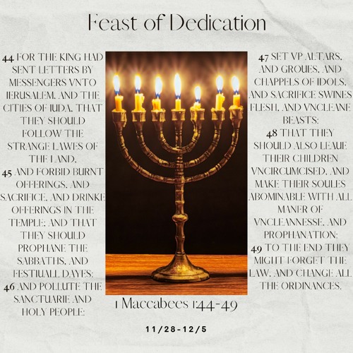 Stream Feast of Dedication: A Sound Doctrine Joint ft. Charles of GOD ...