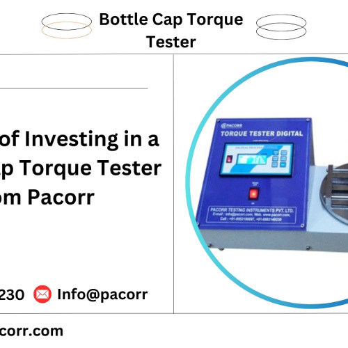 Stream Why Is Bottle Cap Torque Testing Important? by Pacorrtesting ...