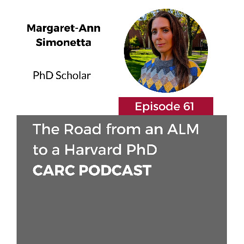 Stream CARC Podcast: The Road from an ALM to a Harvard PhD by Career ...