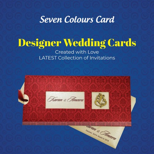 Stream Designer Wedding Cards by Seven Colours Card | Listen online for ...
