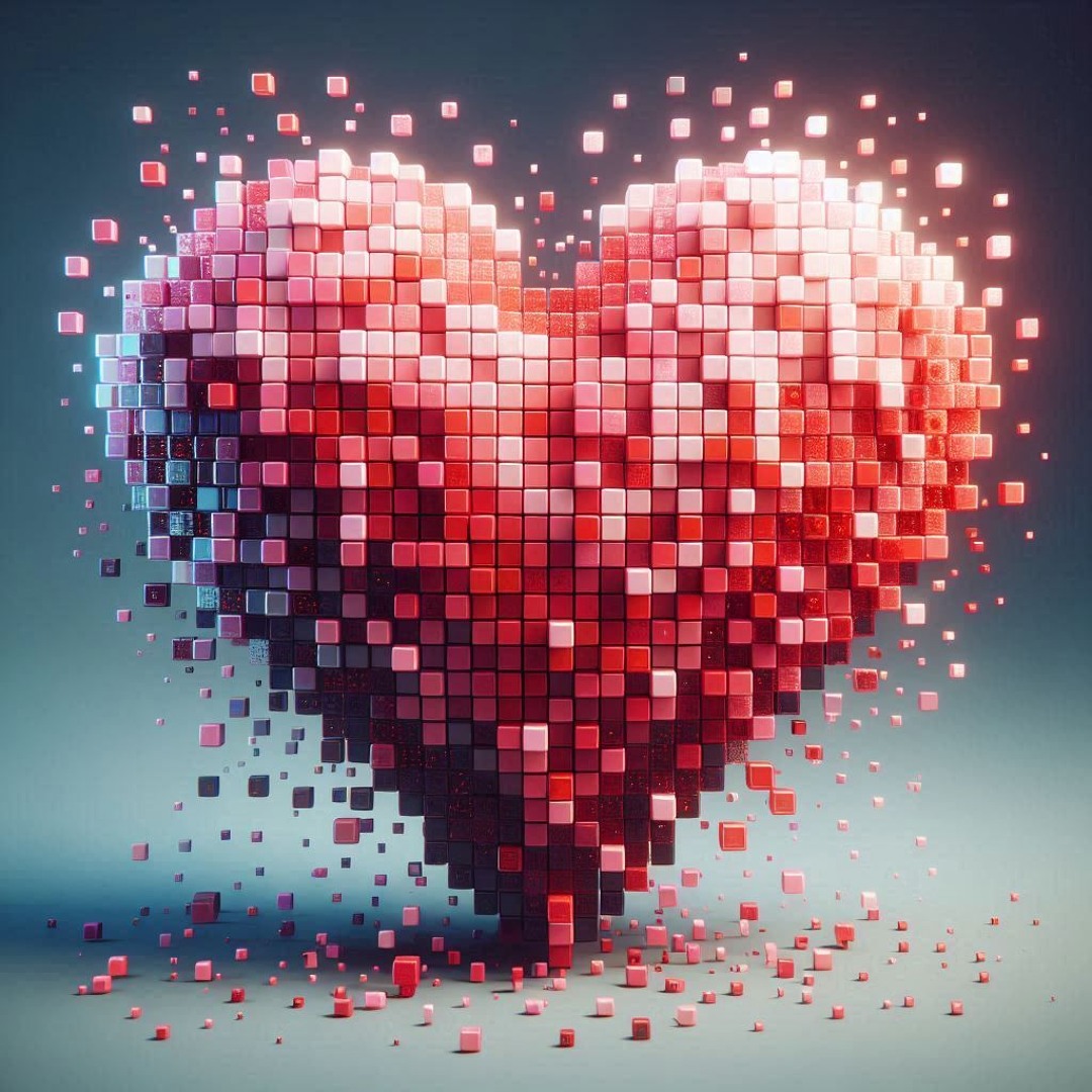 Stream Pixelated Heart by shelvin datt | Listen online for free on ...