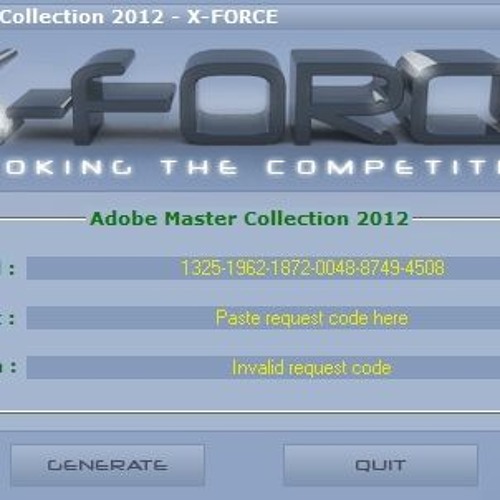 Stream X-force Keygen Adobe Cs6 Master Collection !NEW! from ... Stream X-force Keygen Adobe Cs6 Master Collection !NEW! from ...