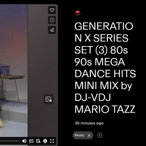 Stream GENERATION X SERIES SET (3) 80s 90s MEGA DANCE HITS MINI MIX by ...