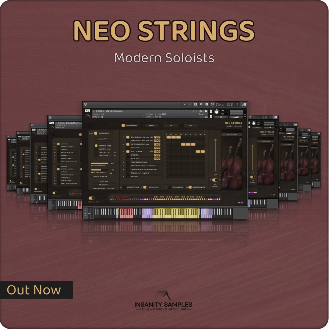 Stream Insanity Samples | Listen to Neo Strings - Solo String Ensemble - Demos playlist online ...