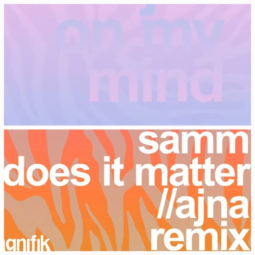 Stream Does It Matter X On My Mind (Idan Malka remix) by Idan Malka | Listen online for free on ...