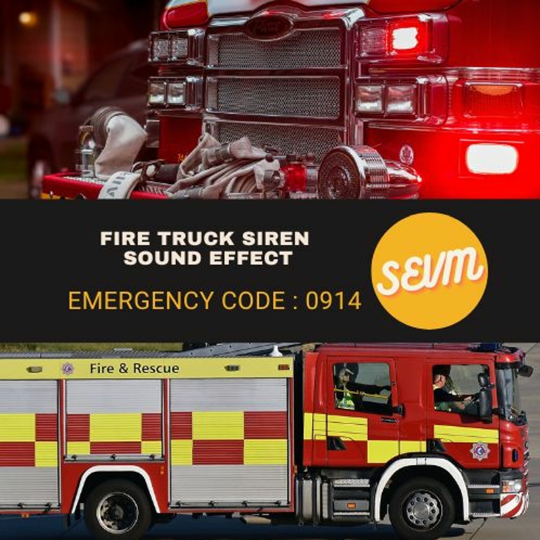 Stream Emergency Sound Effect : Fire Truck Siren 0914 (no copyright) by ...