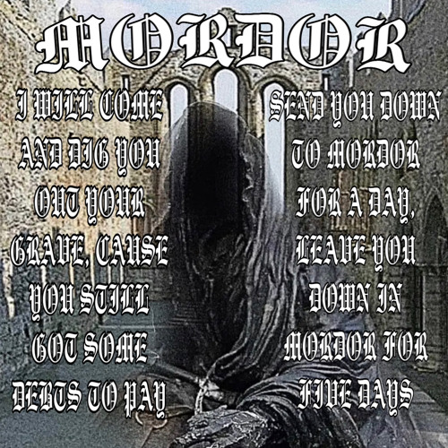 Listen to SEMATARY - MORDOR (RARE) by LOVCR in сWэG playlist online for ...