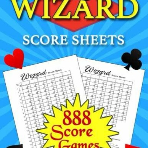 Stream episode Download Book [PDF] Wizard Score Sheets: 888 Large Score ...