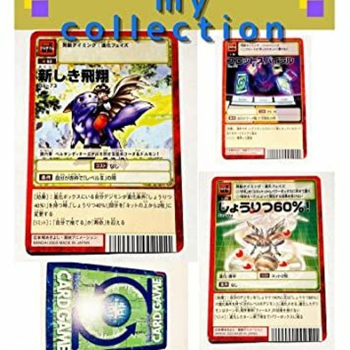 Stream Digimon my collection Card Vol.6 From Japan Vintage Photo Book ...