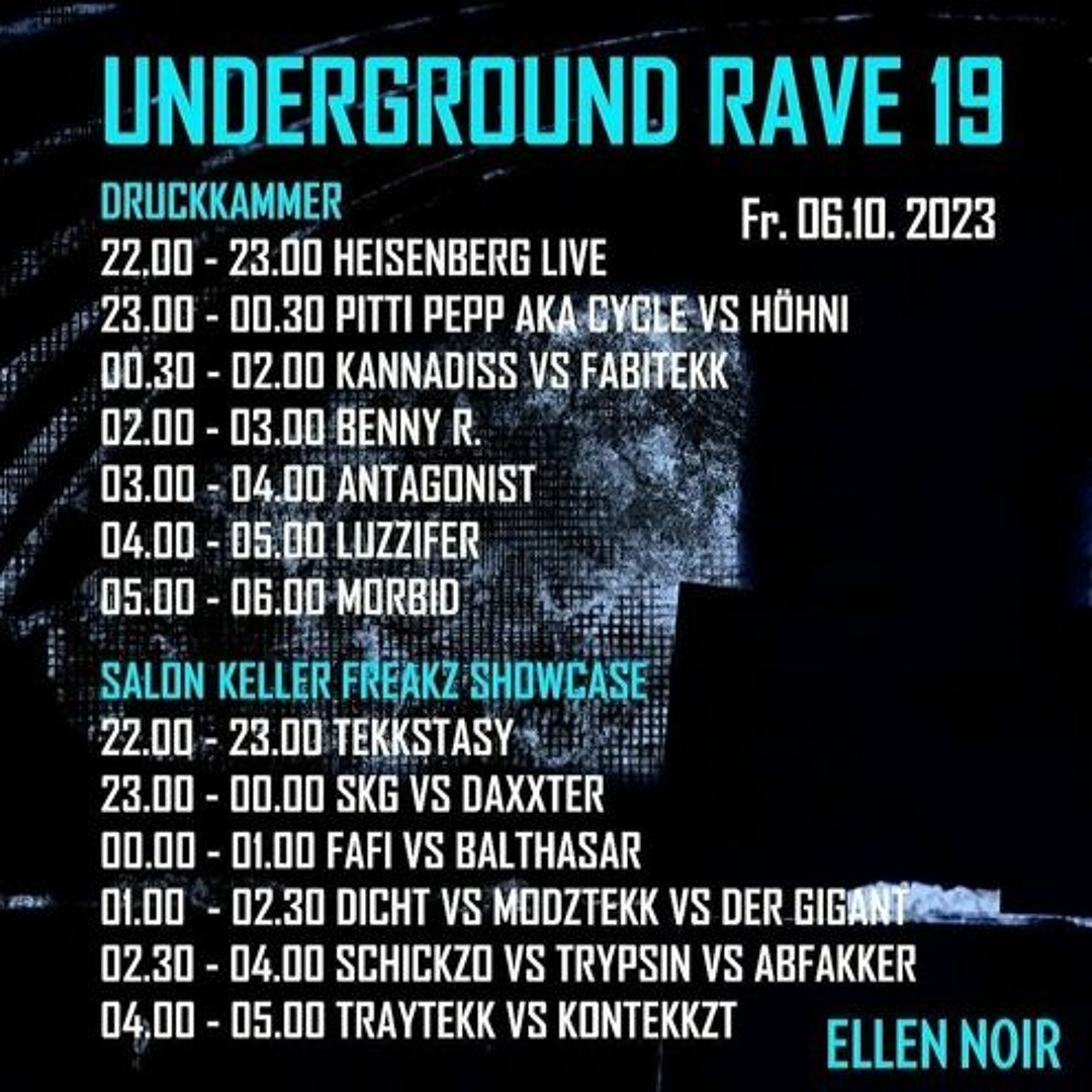Stream DIGITAL NIHILISM : Underground Rave 19 @ ELLEN NOIR [INTRO] by ...