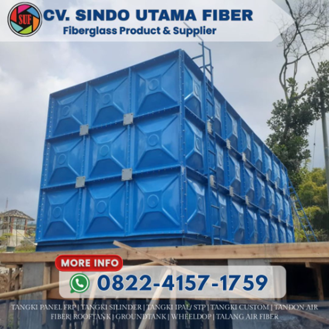 Stream TELP/WA 0822-4157-1759 Bisa Custom Ukuran, Tangki Panel FRP, STP ...