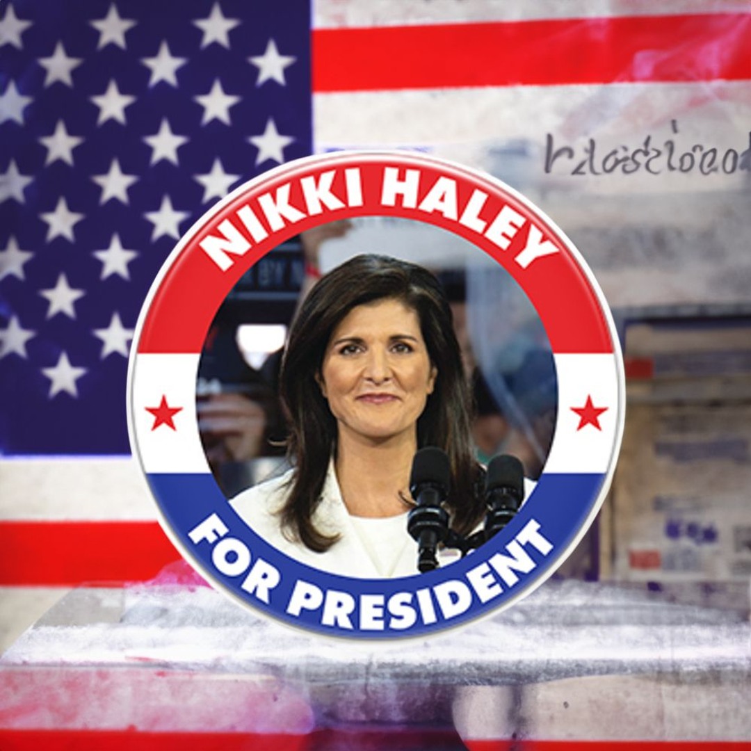 Stream Patriotic Nikki Haley 2024 for President Campaign Buttons by ...