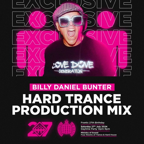 Stream Billy Daniel Bunter - Frantic Hard Trance Productions Mix by ...