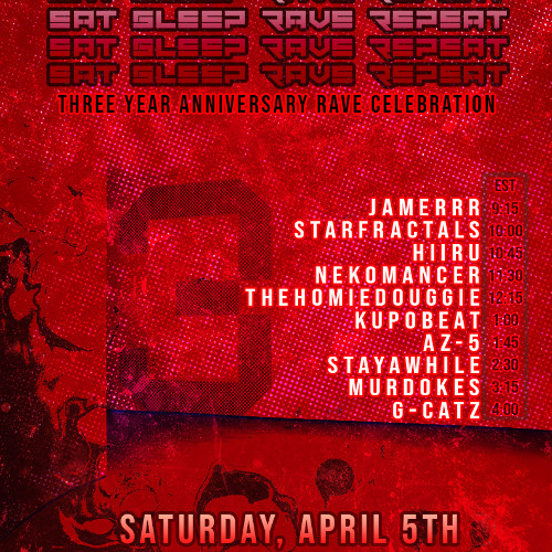 Stream EAT SLEEP RAVE REPEAT 3 YEAR ANNIVERSARY DnB Set by DJ Murdokes ...