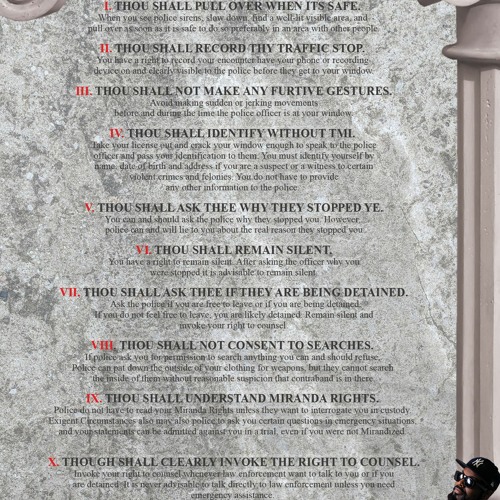 Stream Traffic Stop Commandments by MC Legal | Listen online for free ...