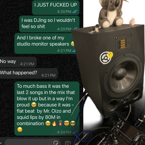 Stream My DJset that blow up my studio monitor [>_