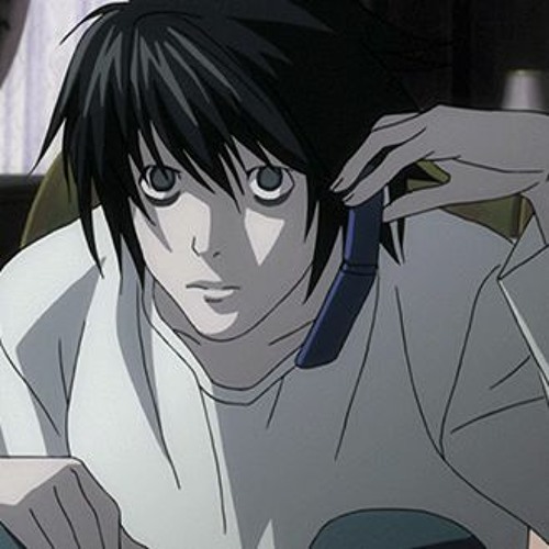 Death Note L Holding Phone