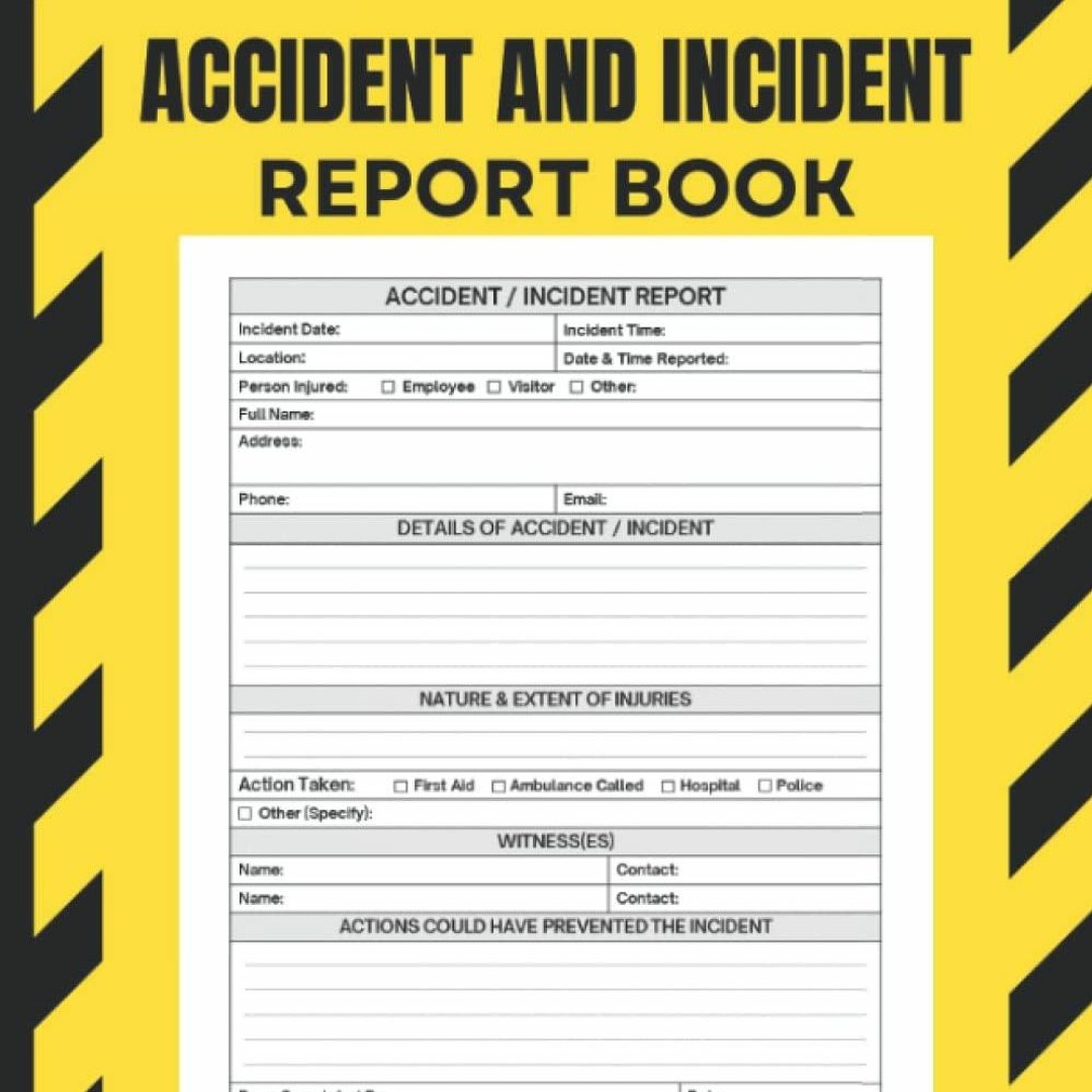 Stream EBOOK READ Accident and Incident Report Book: Incident Report ...