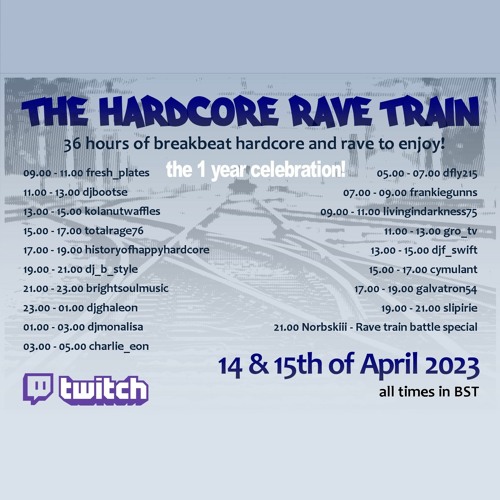 Stream 1st Anniversary Hardcore Rave Train by History Of Happy Hardcore ...