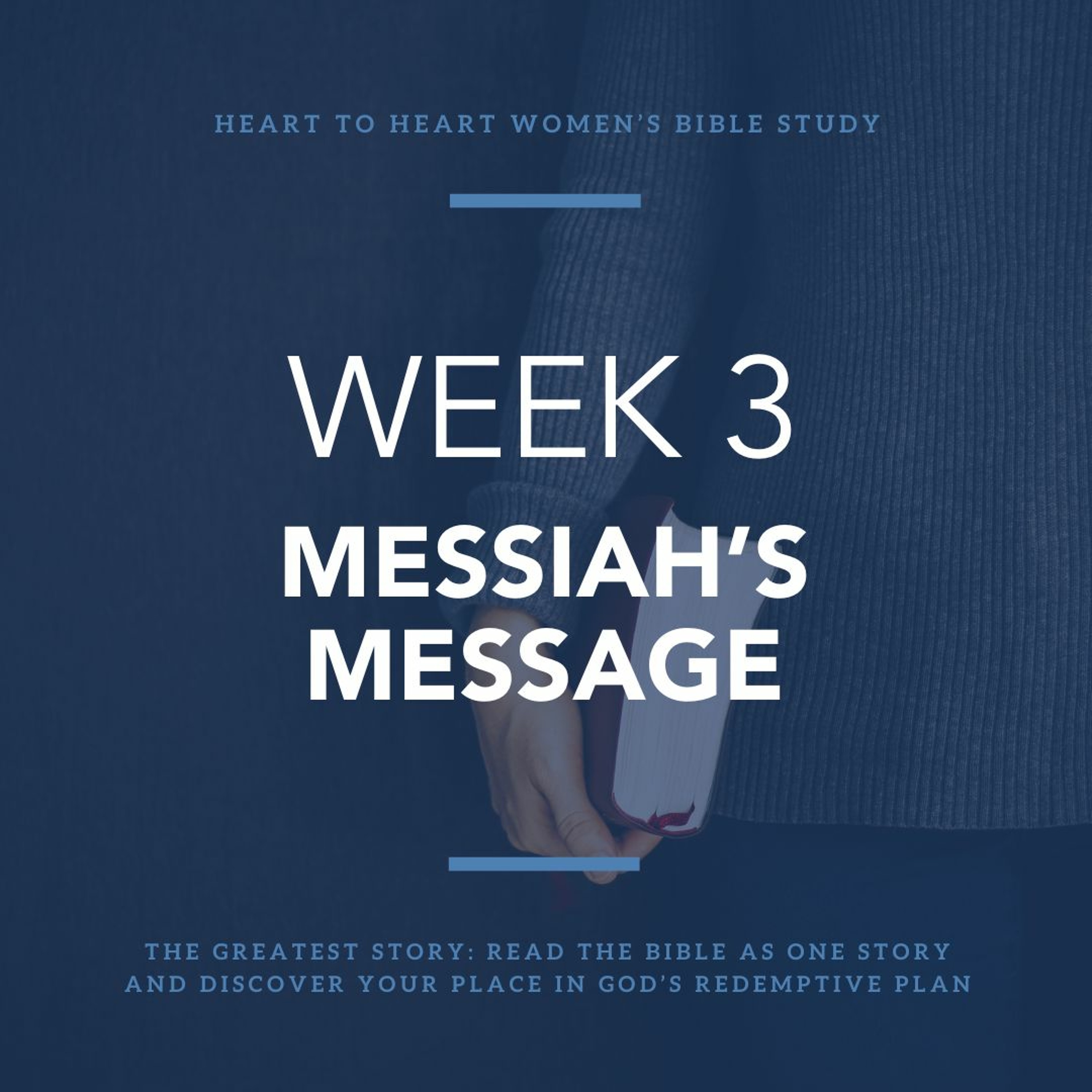 Week 3: Messiah’s Message – January 30/31, 2024 – First Evangelical ...