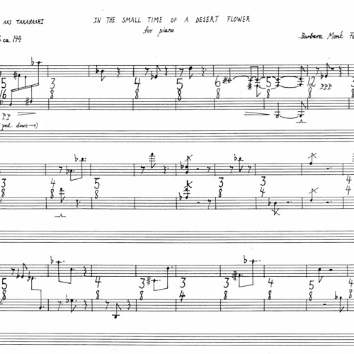 Stream Barbara Monk Feldman - In the small time of a desert flower by ...