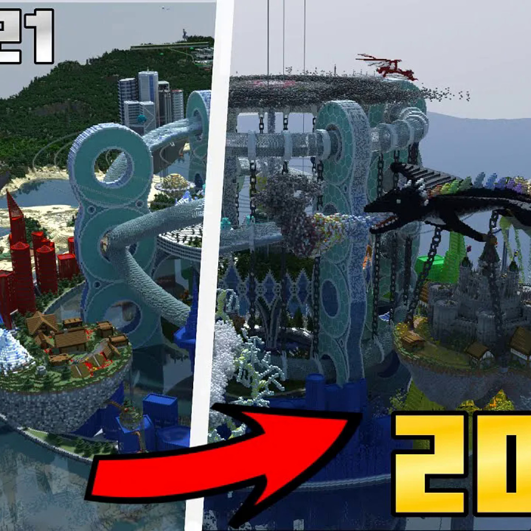 Stream episode [500 Hours Minecraft Timelapse] Equilibrium City 2.0 [4K ...