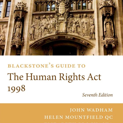 Stream PDF Blackstone's Guide to the Human Rights Act 1998 (Blackstone ...