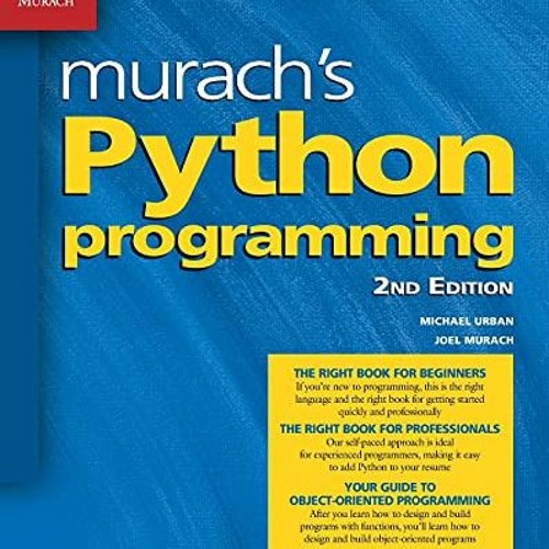 Stream PDF🔖️Download Murach's Python Programming (2nd Edition) Free ...