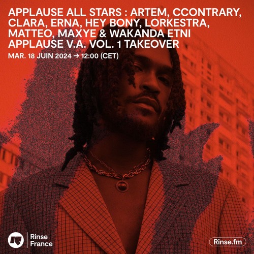 Stream Applause V.A. Vol. 1 Takeover : All Stars b2b - 18 juin 2024 by ...
