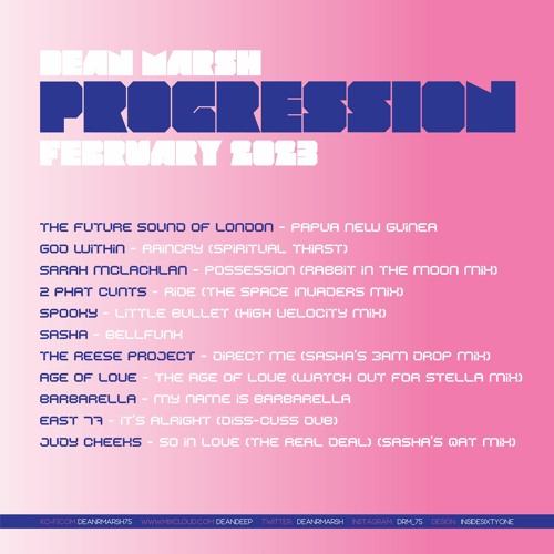 Stream Dean Marsh - Progression - February 2023 by Dean Marsh | Listen ...