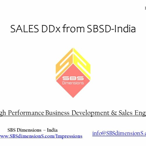 Stream episode SBSD Sales DDx - 13Feb2023 - Pillars Of Impact In Sales ...