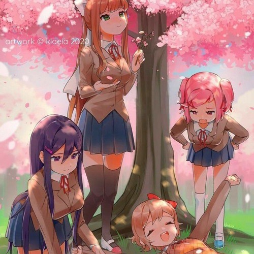 Stream Silent Note but Yuri, Sayori, Monika and Natsuki Sings it [FNF ...