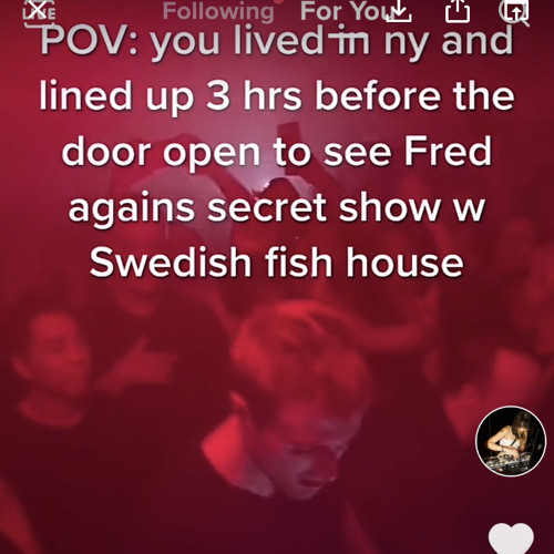 Stream Fred again.. NYC pop up with Swedish House Mafia, Qrtr by ...