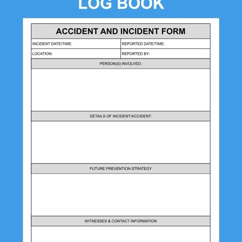 Free Incident Report Form Printable