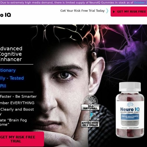Stream Neuro IQ Focus Nootropic Gummies - Be Smarter Think faster by ...